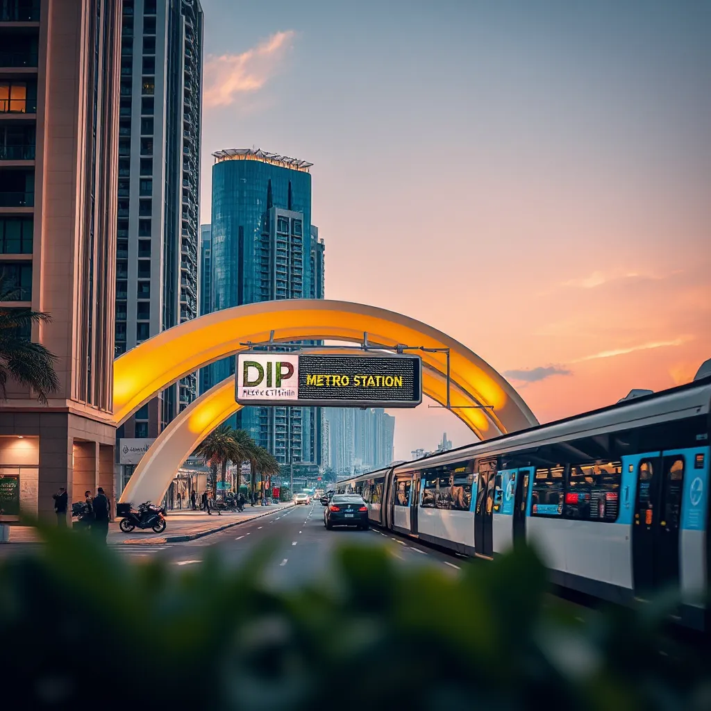 Exploring the Dip Metro Station in Dubai: Connectivity and Community